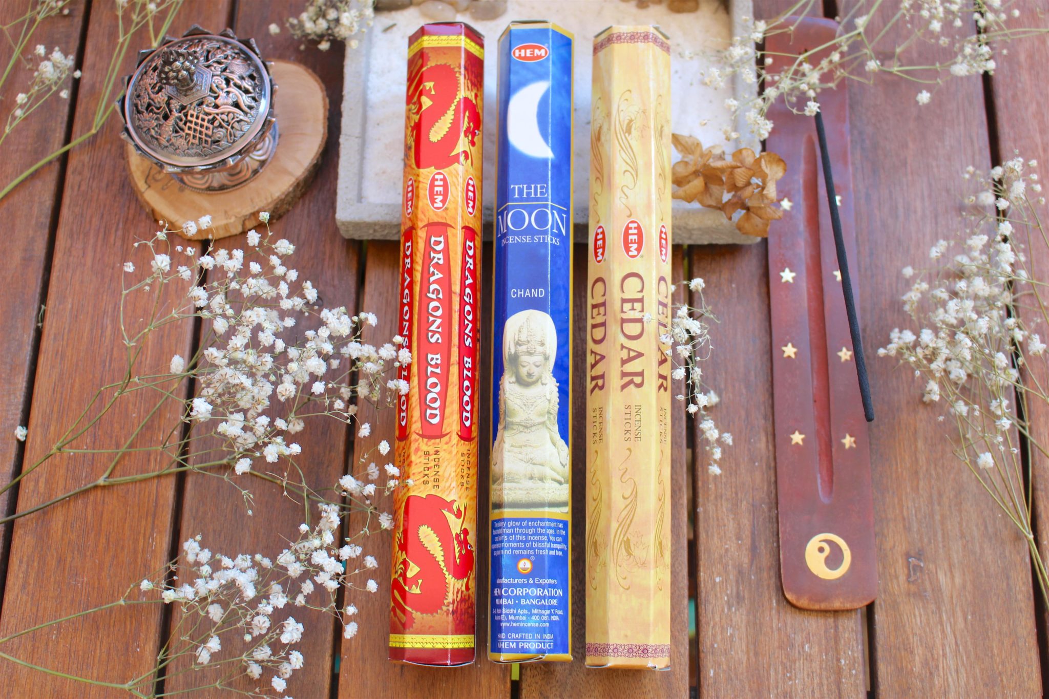 Bâtons d'encens "Hem" 100% naturel | Boutique Holistique Crystal Bloom ...