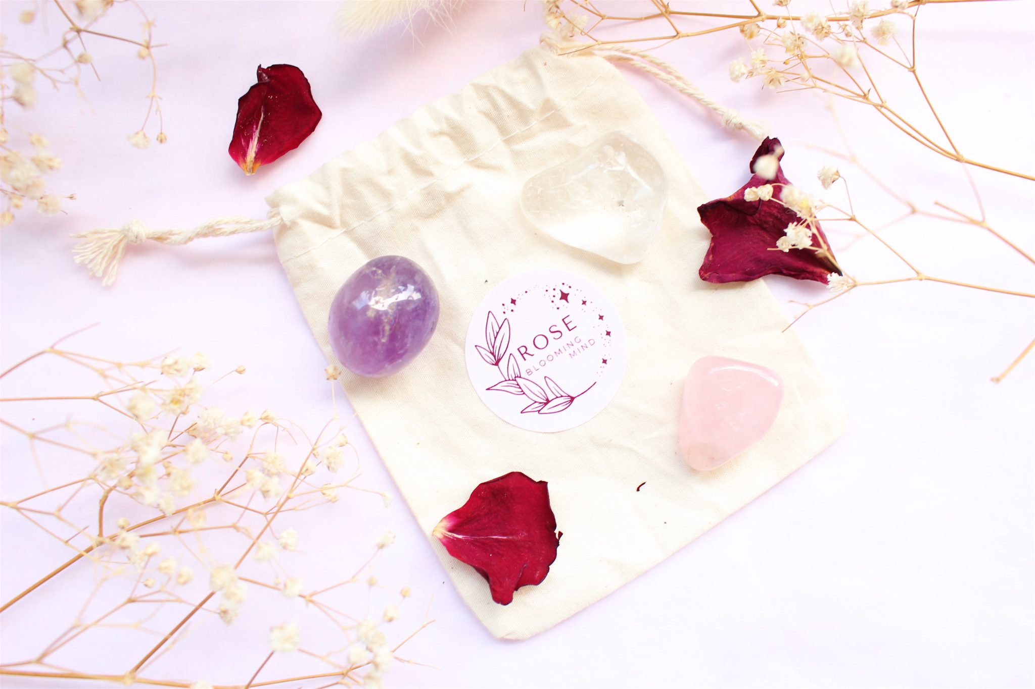 Crystal Kit Triangle d'Or | Boutique Holistique Crystal Bloom by Rose ...